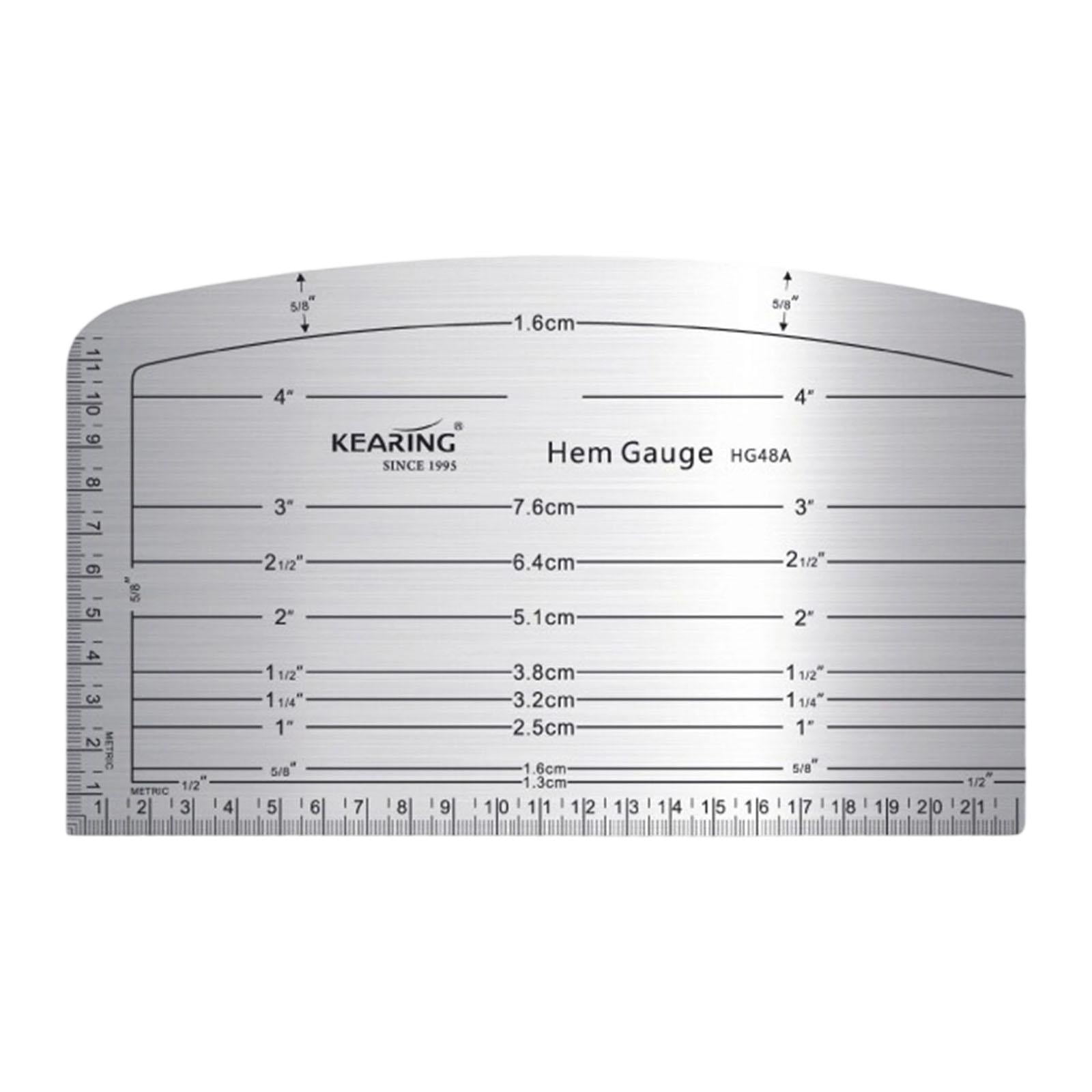 Tachiuwa Hem Gauge Professional Portable Hot Ironing Ruler for Cloth ...