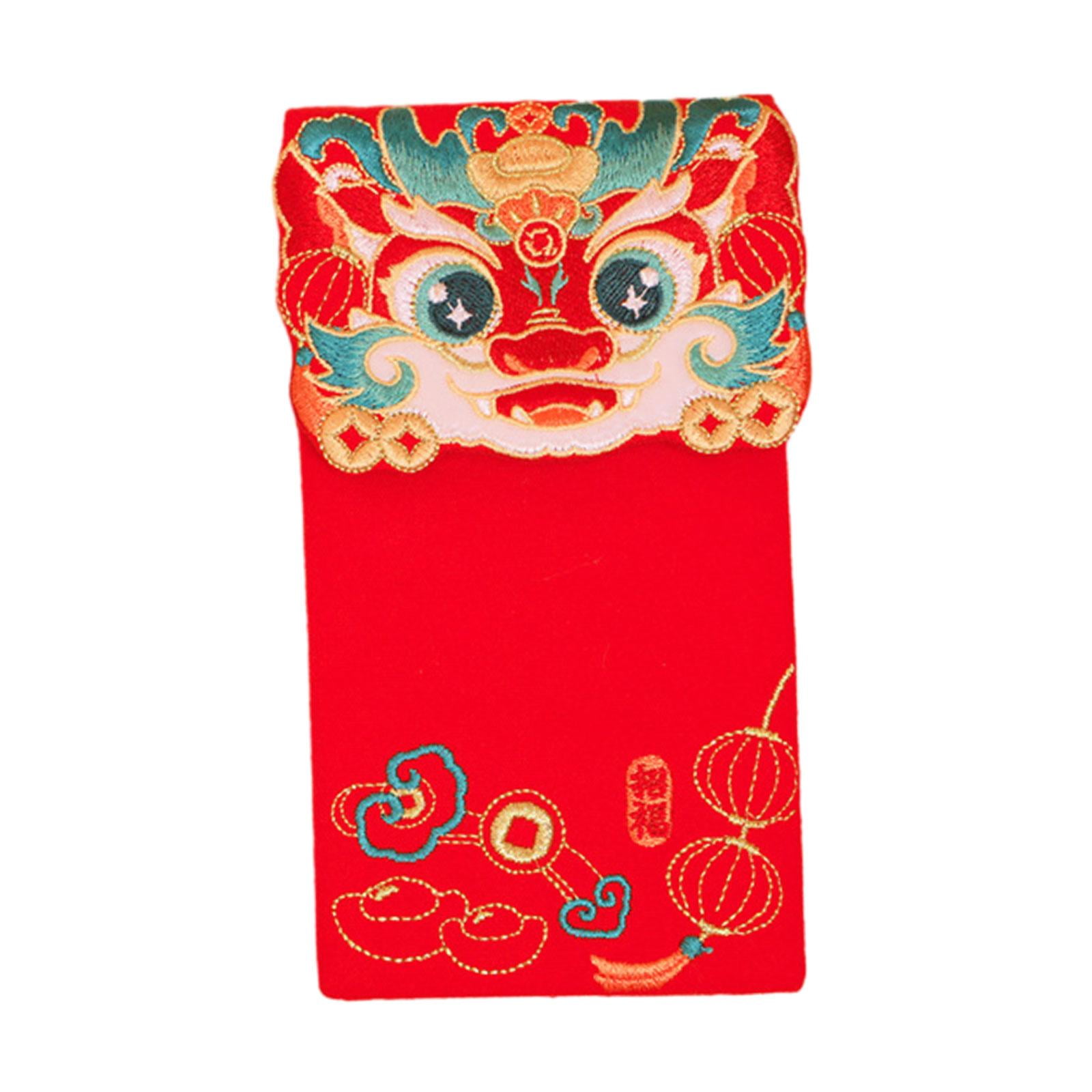 Tachiuwa Hong Red Packets Traditional Canvas Gifts Embroidery Lucky ...