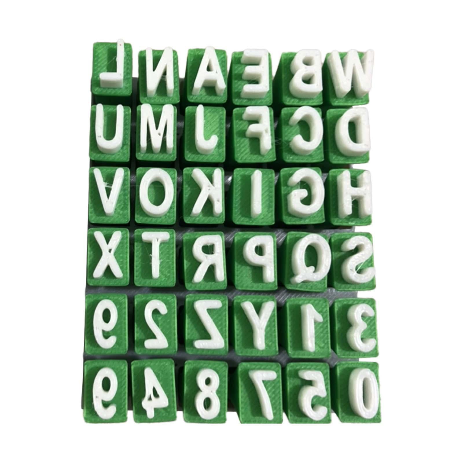 Tachiuwa Number and Alphabet Stamps DIY Craft Card Making for Boys ...
