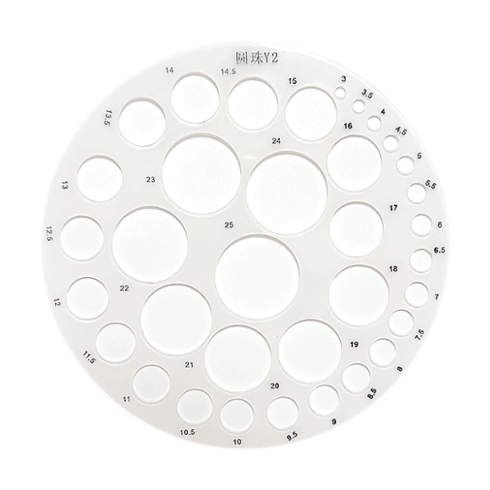 Tachiuwa Round Stencil Acrylic Drawing Circle Template for Learning ...