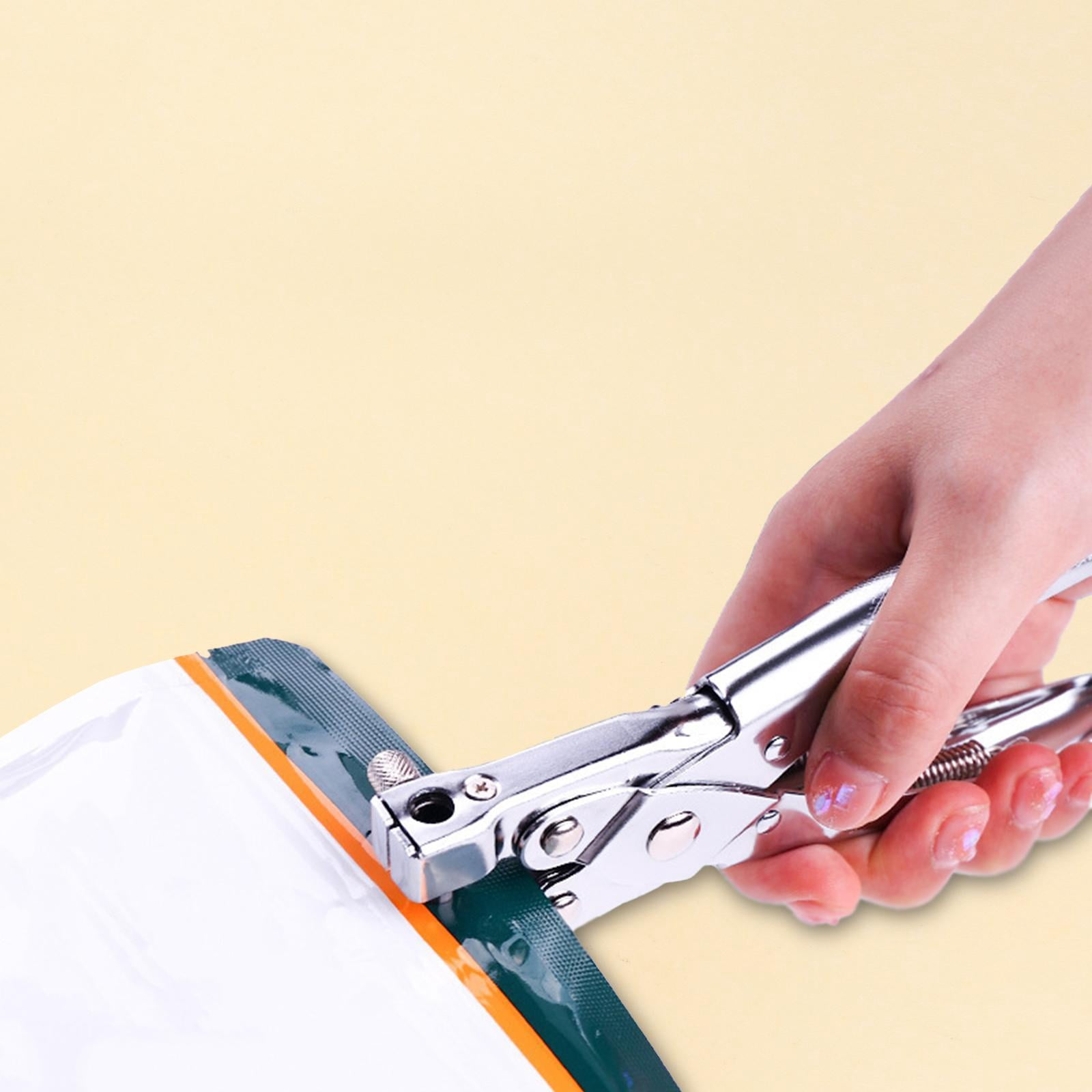 Tachiuwa Single Hole Punch Punching Pliers Hand Press Hand Puncher with ...