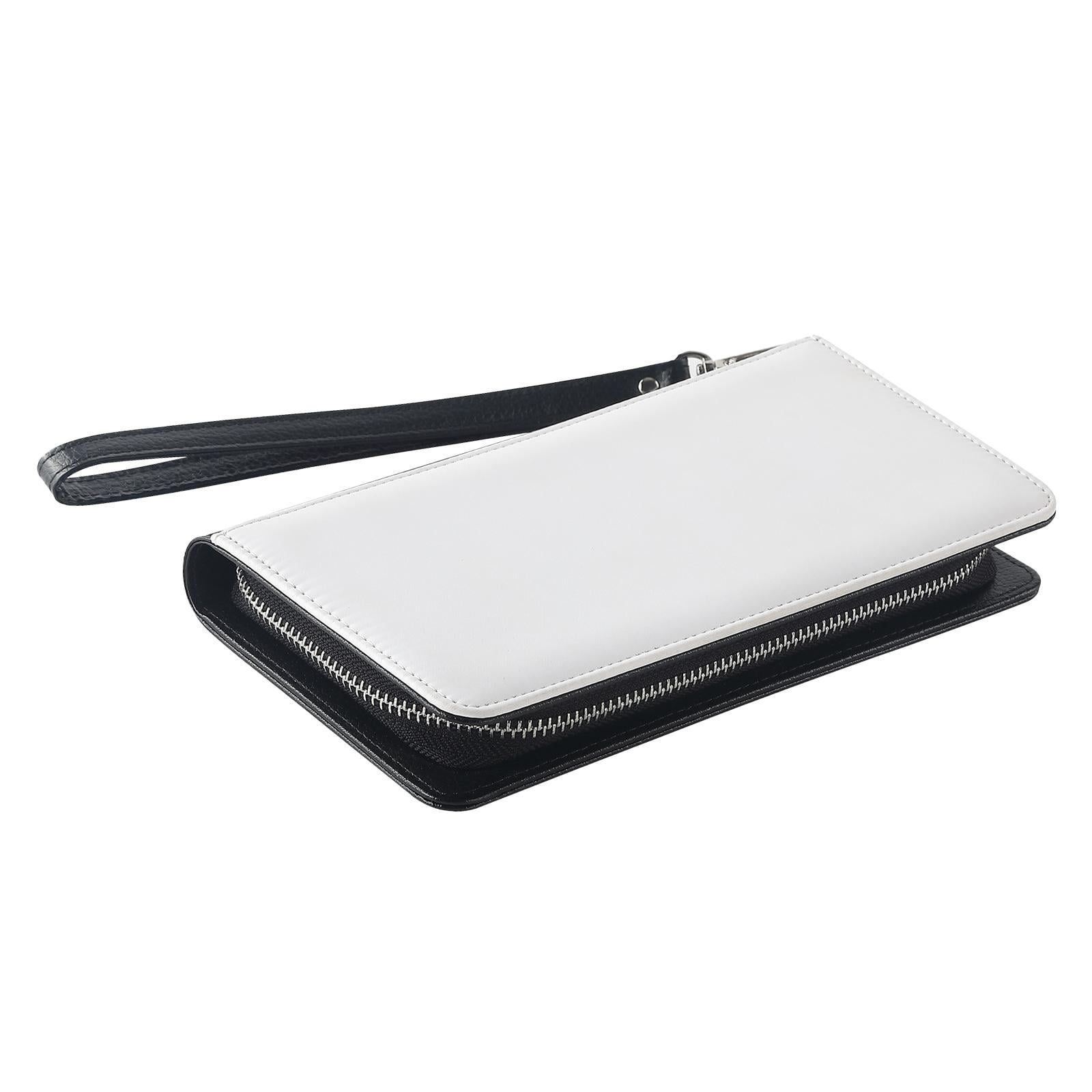 Tachiuwa Sublimation Wallet Clutch Reusable Large Capacity with Zipper ...