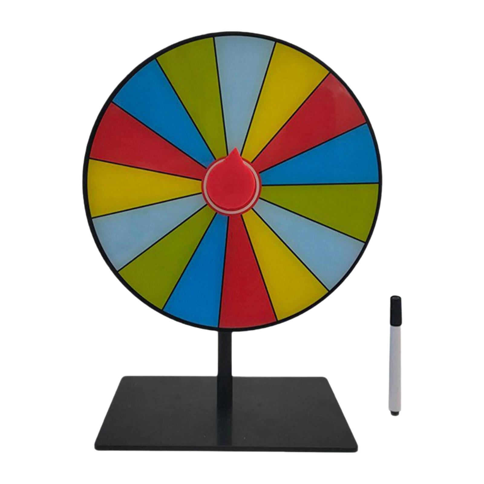 Tachiuwa Tabletop Prize Turntable Set ,Color Rotating Wheel ,with ...