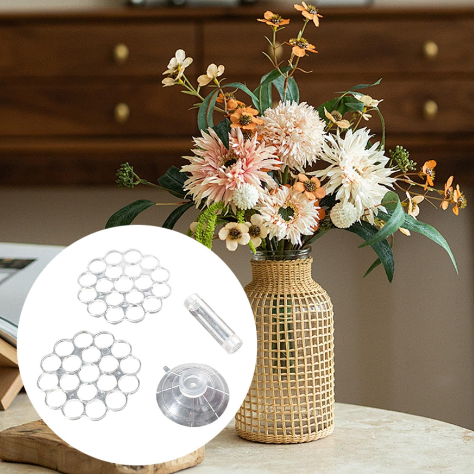 Tachiuwa Wire Arranger Twist Floral Grid Bouquet Twist Insert Lid ...