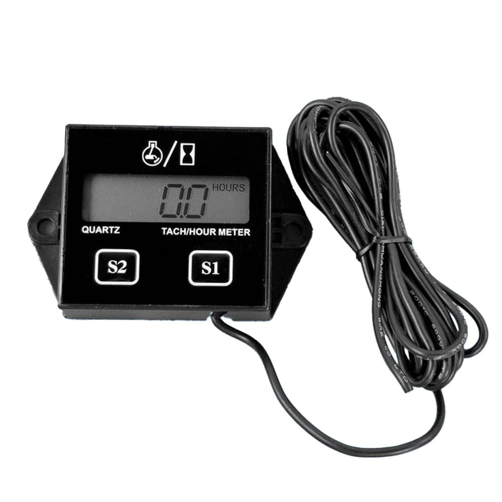 Tachometer with Digital Hour Counter for Outboard Motors and Generators ...