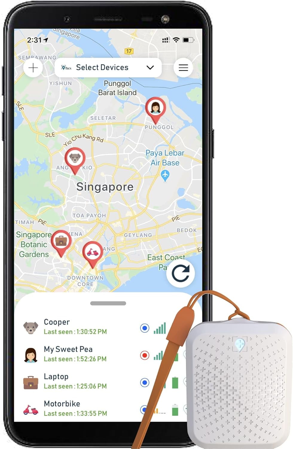 Tack GPS Location Tracker (TK20) - Walmart.com