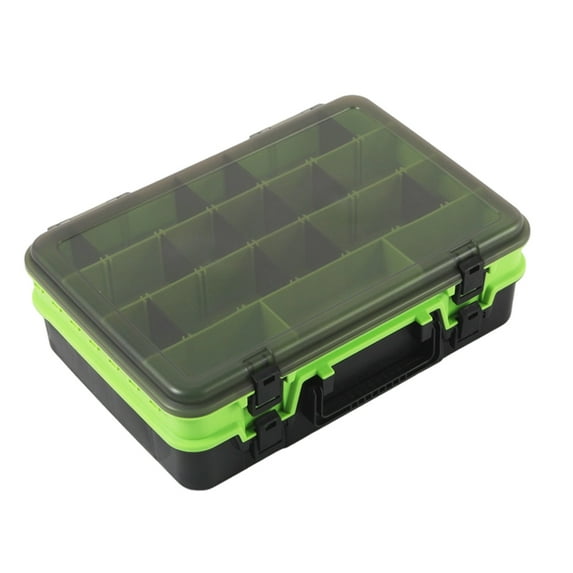 Tackle Box Fishing Tackle Storage Box Multi Compartment Visible Case ...