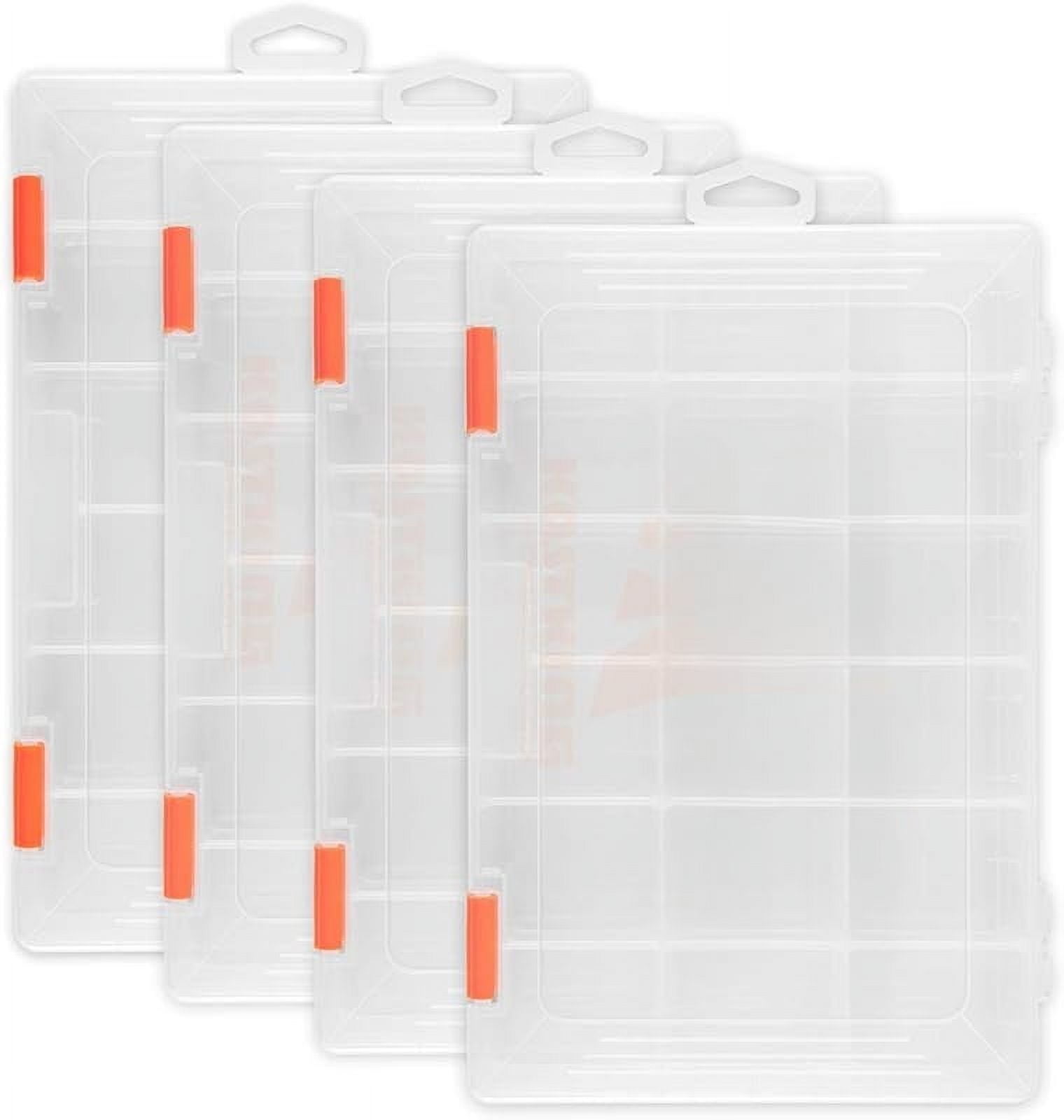 Tackle Boxes, Plastic Box, Plastic Storage Organizer Box with Removable ...