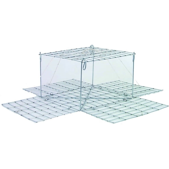 Tackle Factory's Foxy Mate - Durable Galvanized Wire Crab Trap ...