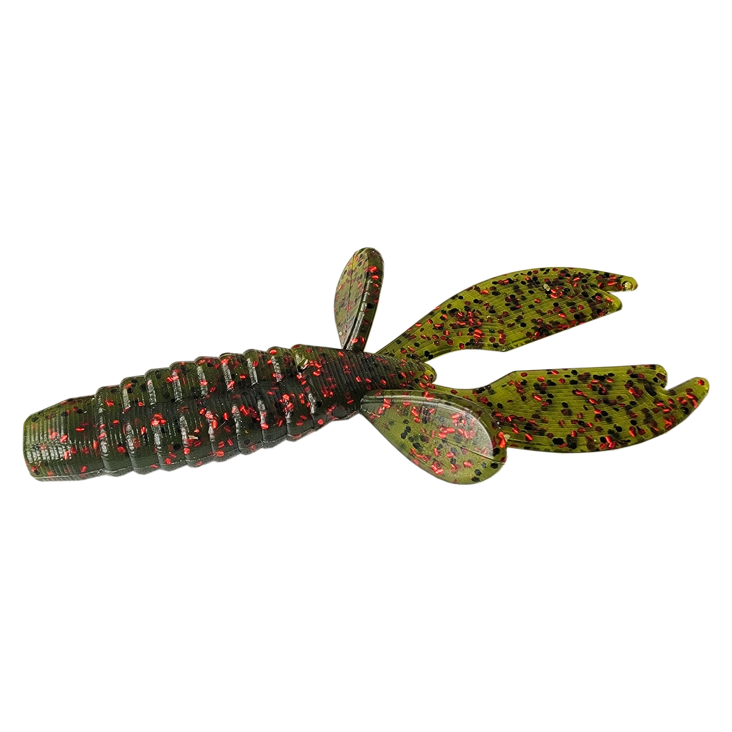 Tackle HD 10-Pack Texas Craw Beaver, 4.25" Twin Tail Fishing Bait, Soft ...