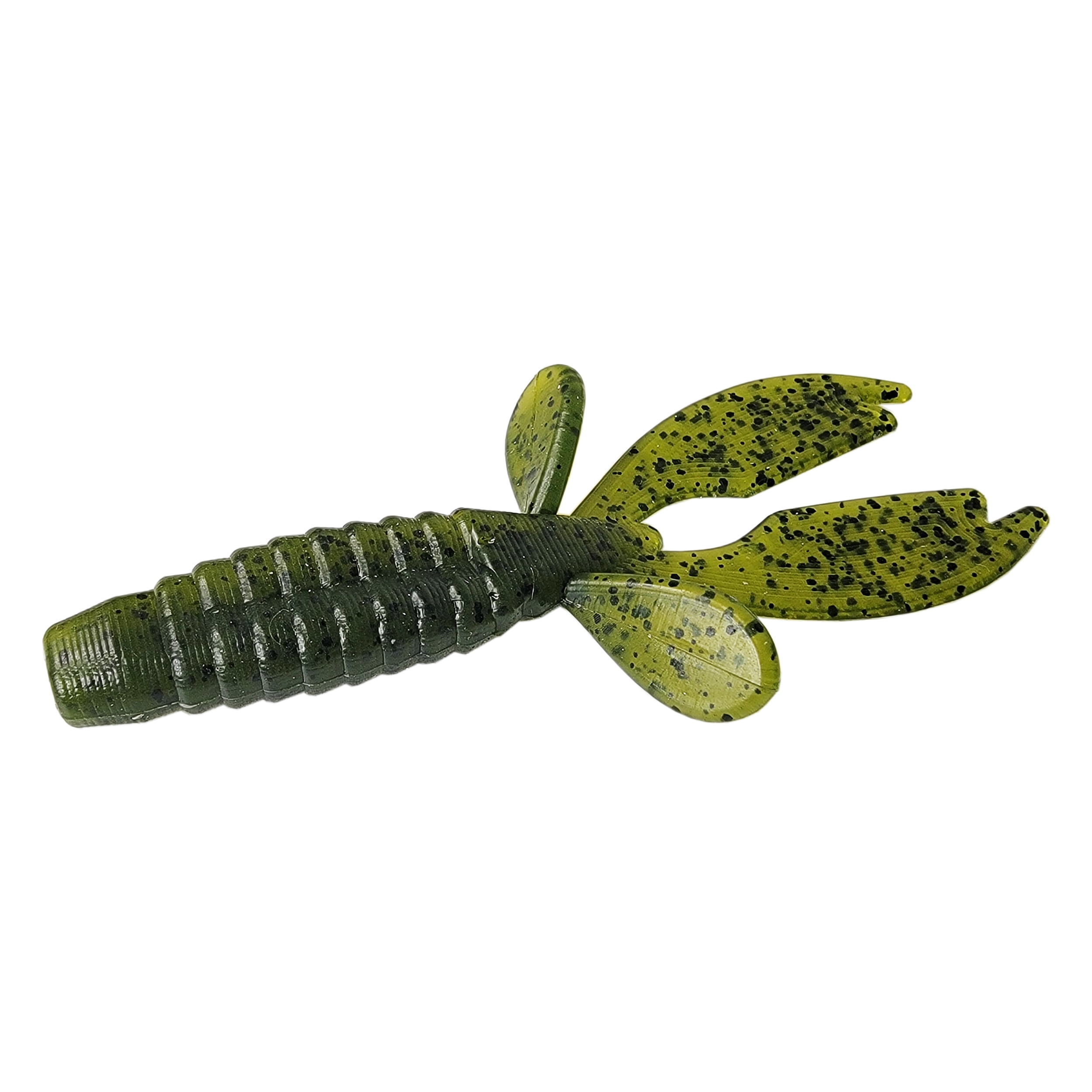 Tackle HD 10-Pack Texas Craw Beaver, 4.25" Twin Tail Fishing Bait, Soft ...