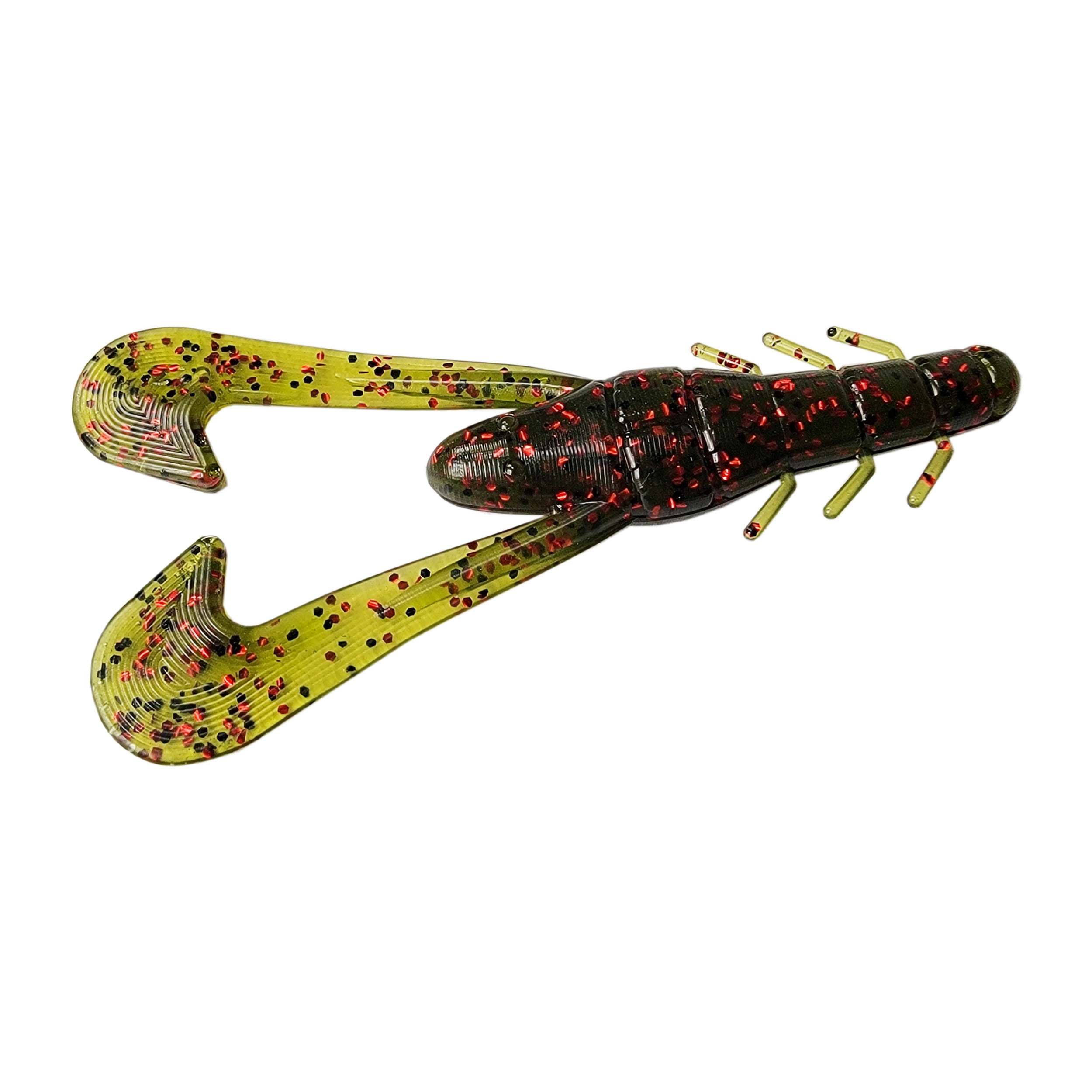 Tackle HD 12-Pack Speed Bug Bass Fishing Lure, 3.75-Inch Craw Fishing ...