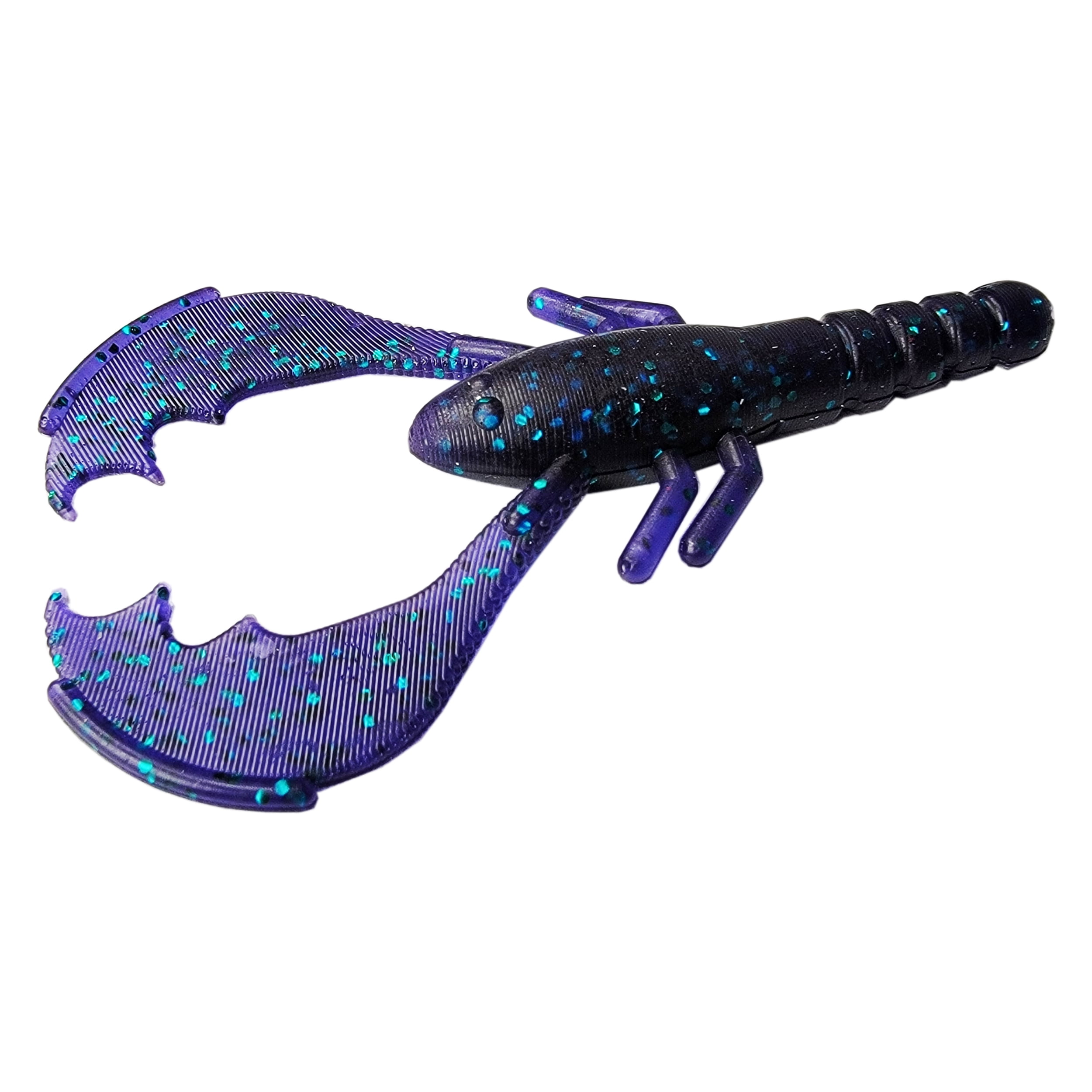 Tackle HD 12-Pack T-Craw Fishing Bait, 4.25" Bass Fishing Jig Trailer ...