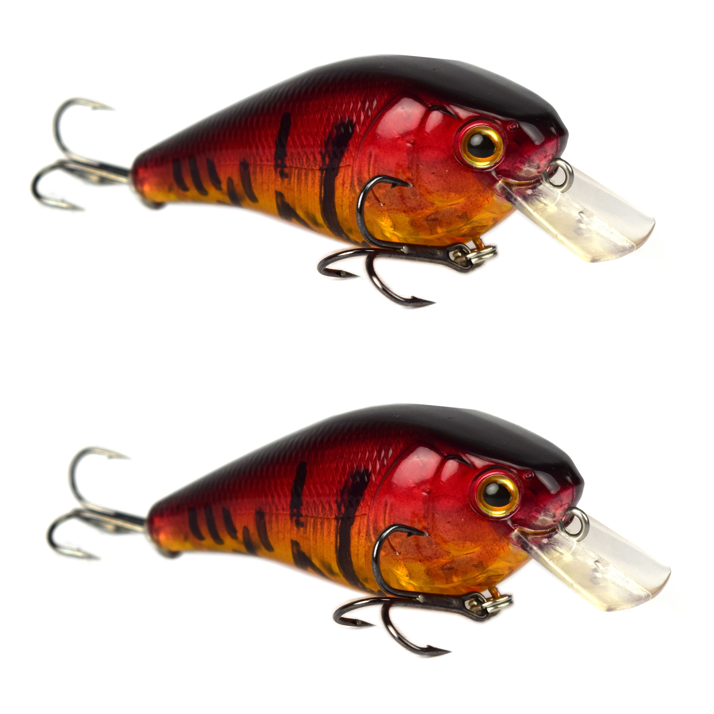 Tackle HD 2-Pack Square Bill Crankbait, 2.75" Lipped Rattle Crankbaits ...
