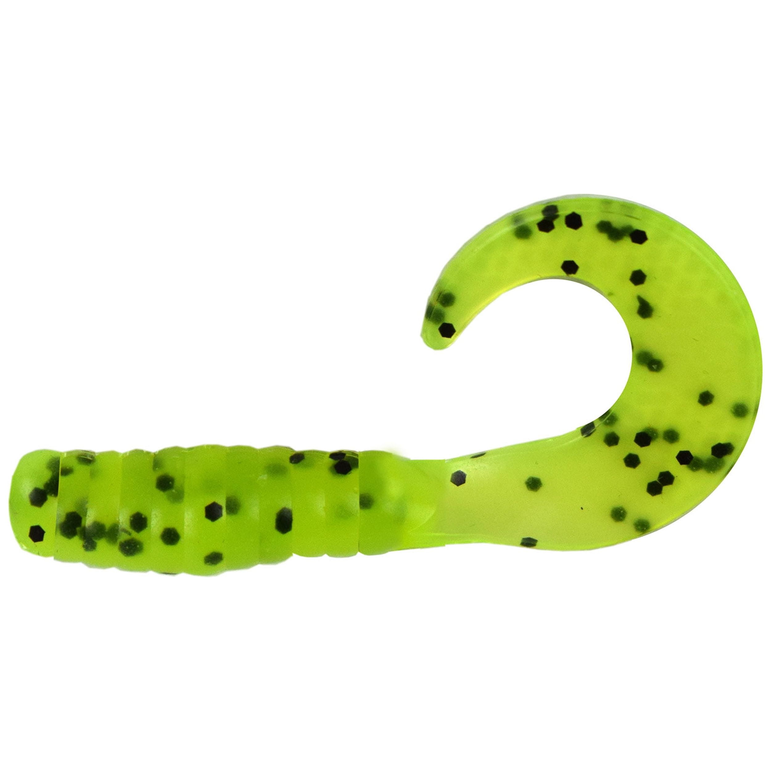 Tackle HD 26-Pack Grub Fishing Lures, 3-Inch Curl Tail Grub, Bulk ...