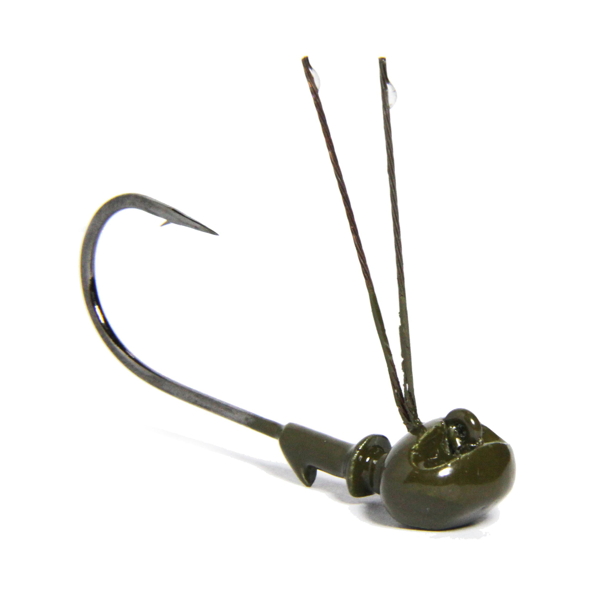 Tackle HD 3-Pack Stealth HD Jig Head, 5/16 Ounce Weedless Fishing Jigs ...