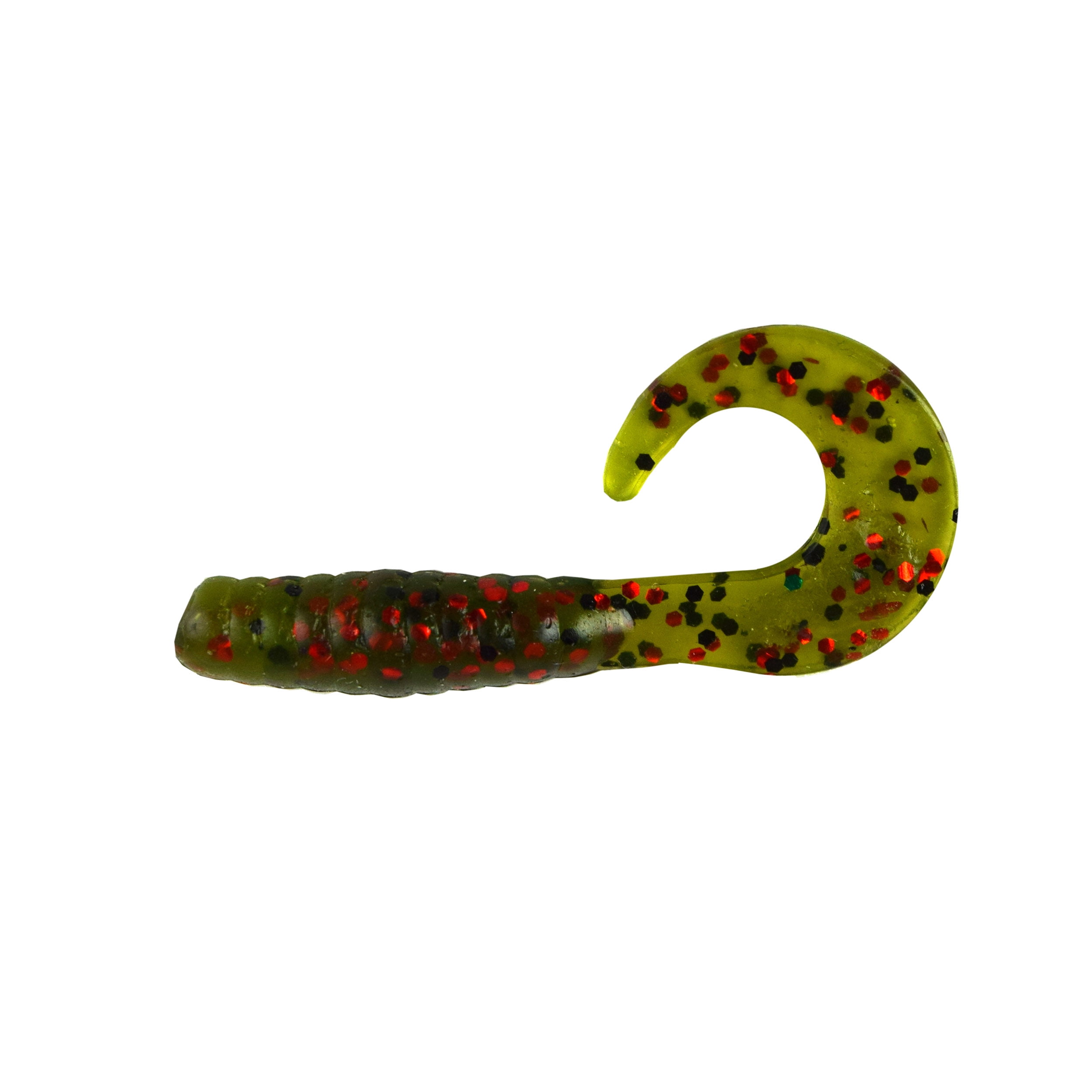 Tackle HD 70-Pack Grub Fishing Lures, 3-Inch Skirted Grub with Curly ...