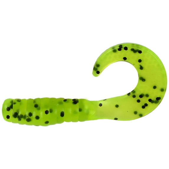 Tackle HD 70-Pack Grub Fishing Lures, 3-Inch Skirted Grub with Curly ...