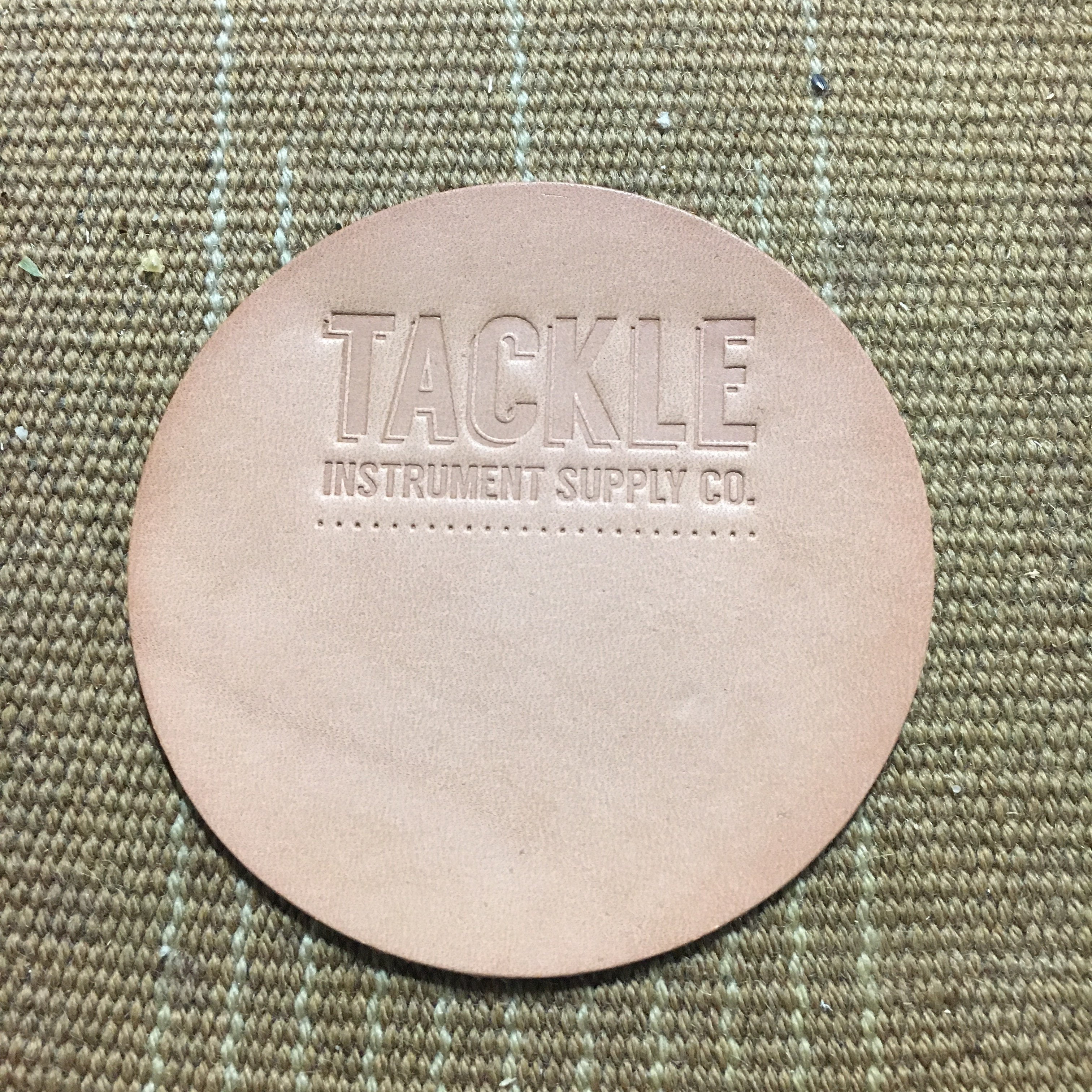 Tackle Large Leather Bass Drum Beater Patch - Natural - Walmart.com