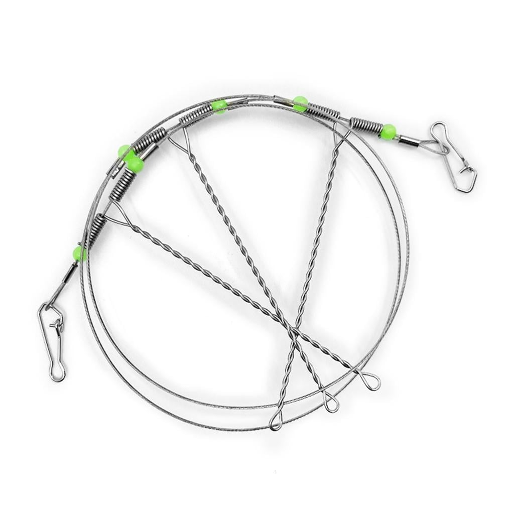 Tackle Rigs Fishing Leader Steel Wire Traces Leader Fishing Rigs with ...