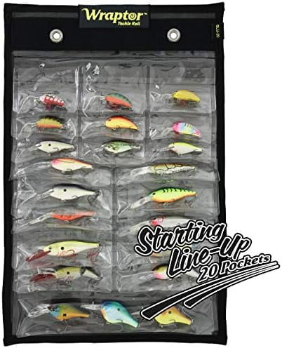 Tackle Roll®| Fishing Tackle Storage Organizer | Starting Line-Up (20 ...