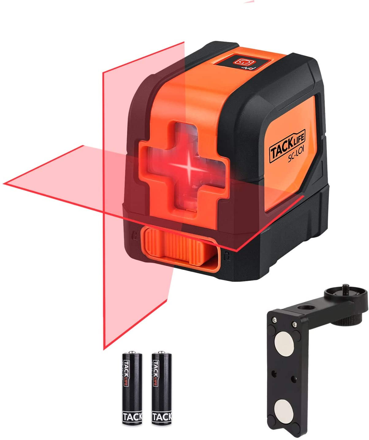 Tacklife Feet Laser Level, Self-Leveling Horizontal and Vertical Cross ...