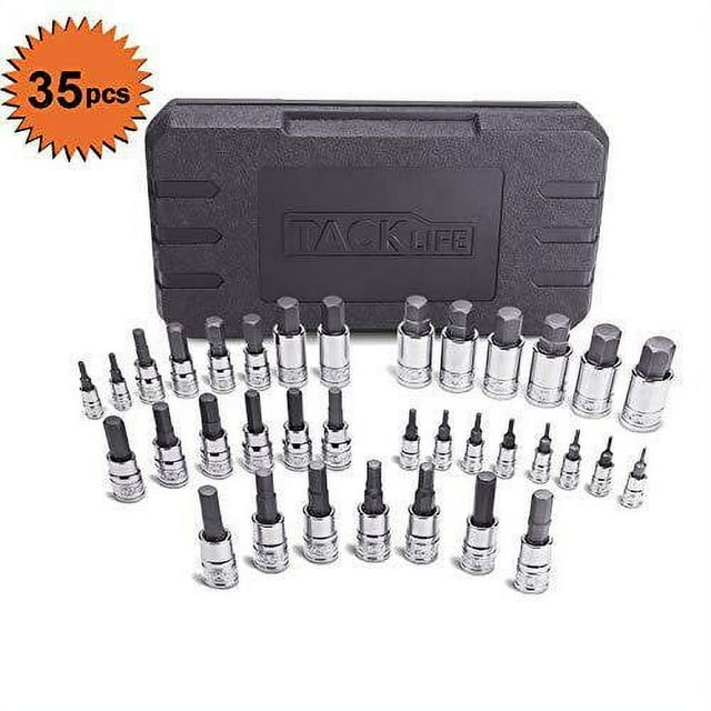 Tacklife Master Hex Bit Socket Set, S2 Steel, Wrench Ratchet - Walmart.com