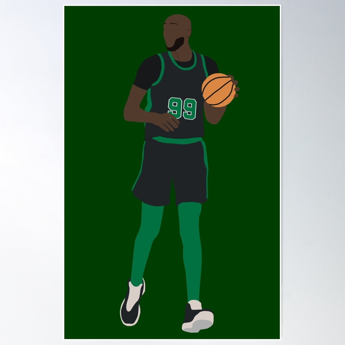 Tacko Fall Poster Wall Art, Modern Wall Decor, 24x36 UNFRAMED - Walmart.com