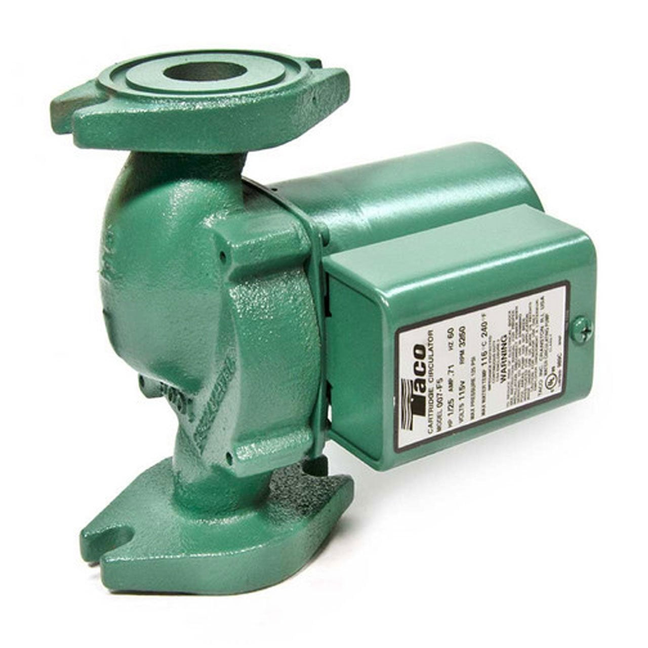 Taco 007-F5-7IFC Cast Iron Circulator Pump with Integral Flow Check CA3 ...