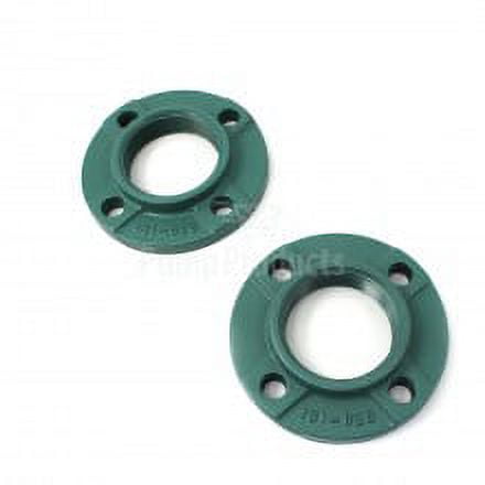 Taco 185-113C, 3" Cast Iron 4-bolt threaded Flange for 1400-70/3 & 2400 ...