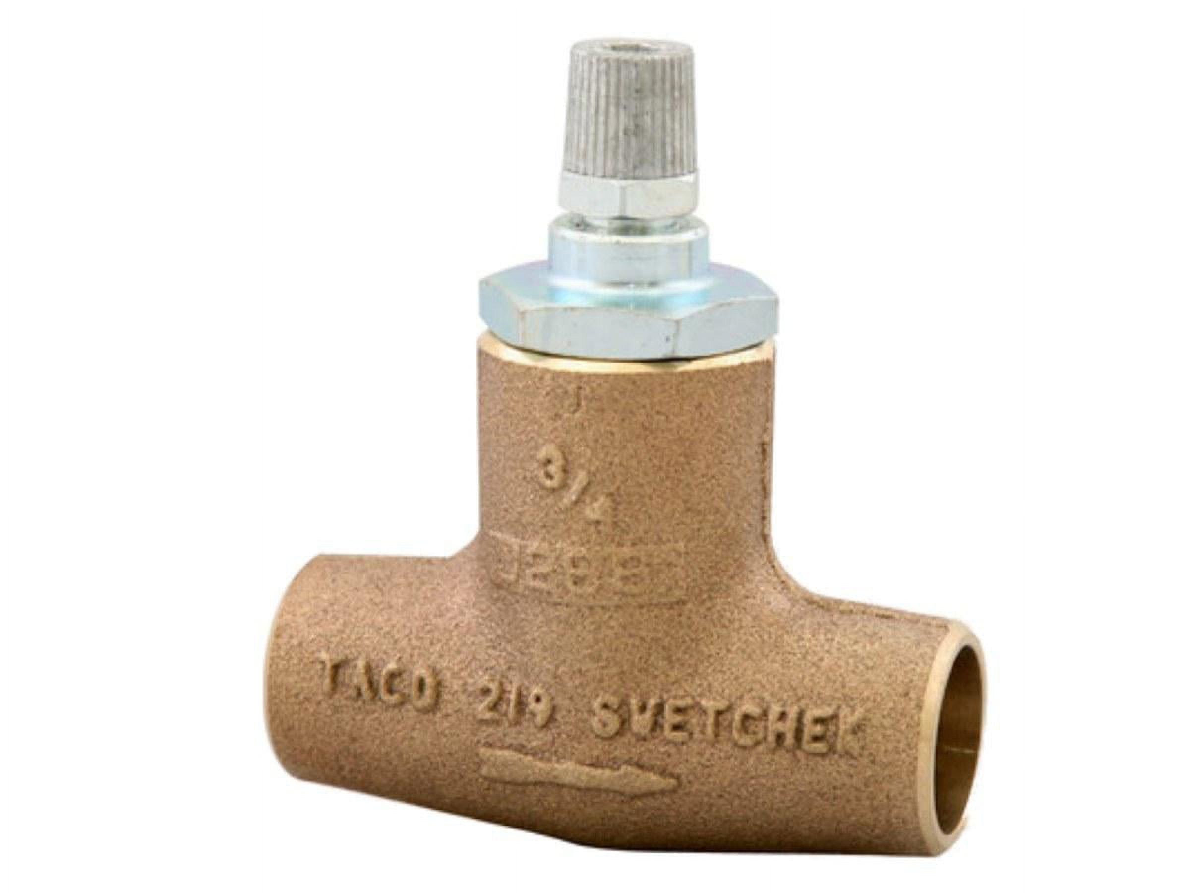 Taco 219-4 3/4" CxC Horizontal (Bronze) Flo-Chek Valve - Walmart.com