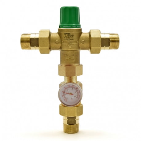 Taco 3/4" Union Threaded Mixing Valve w/ Temperature Gauge (Lead-Free ...