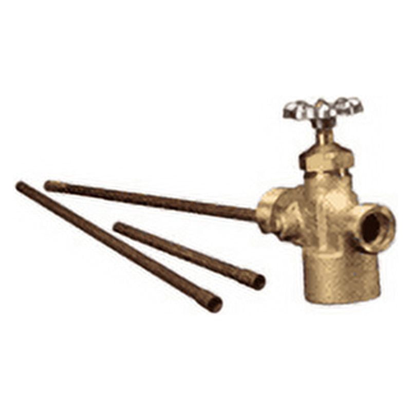 Taco 463-1 1/2 Tank Fitting with Drain & Shutoff Valve (FNPT x FNPT ...