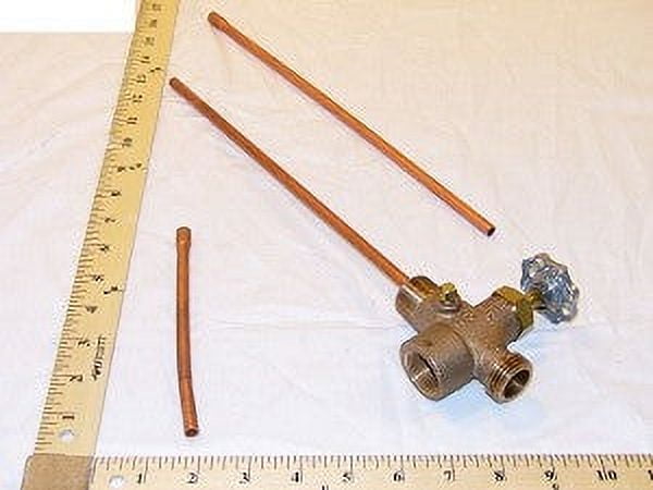 Taco 464-1 3/4 Tank Fitting with Drain & Shutoff Valve (FNPT x FNPT ...