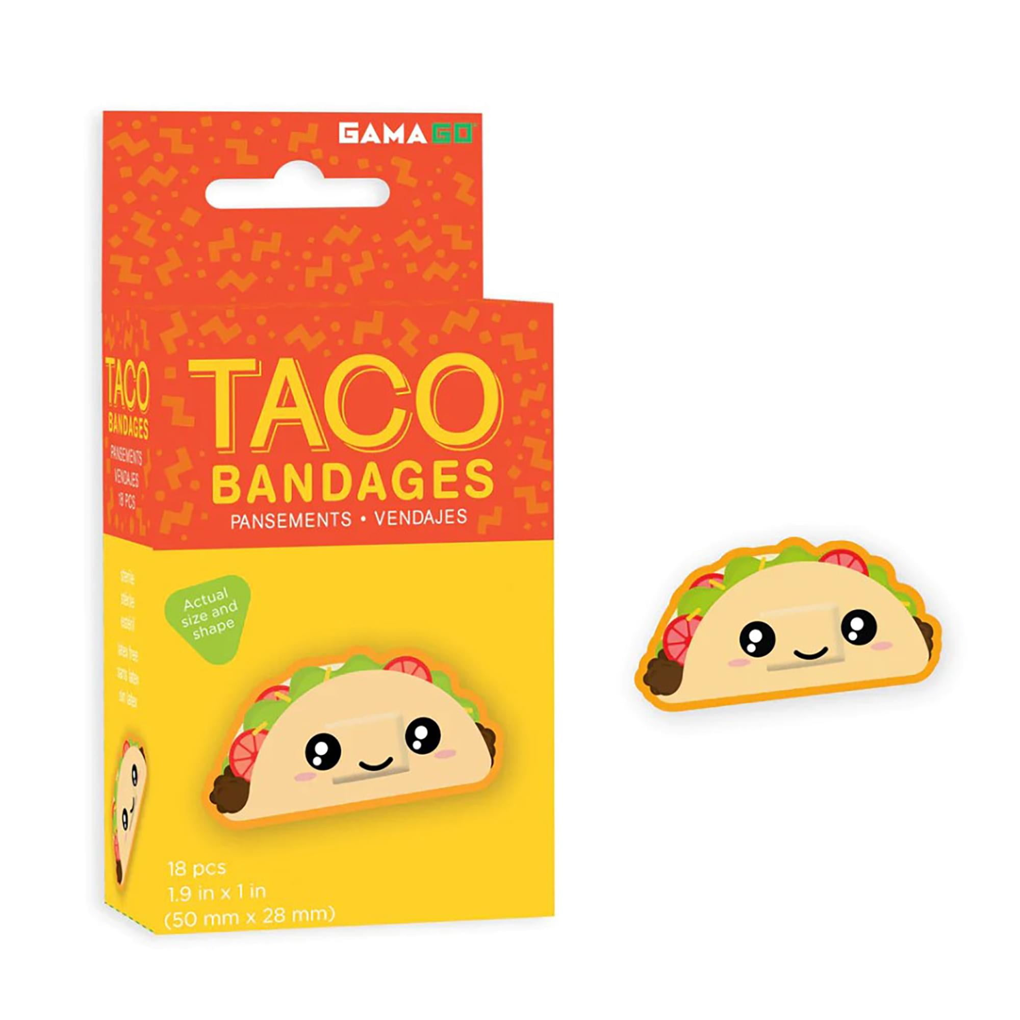 Taco Adhesive Bandages (Pack of 18) - Walmart.com