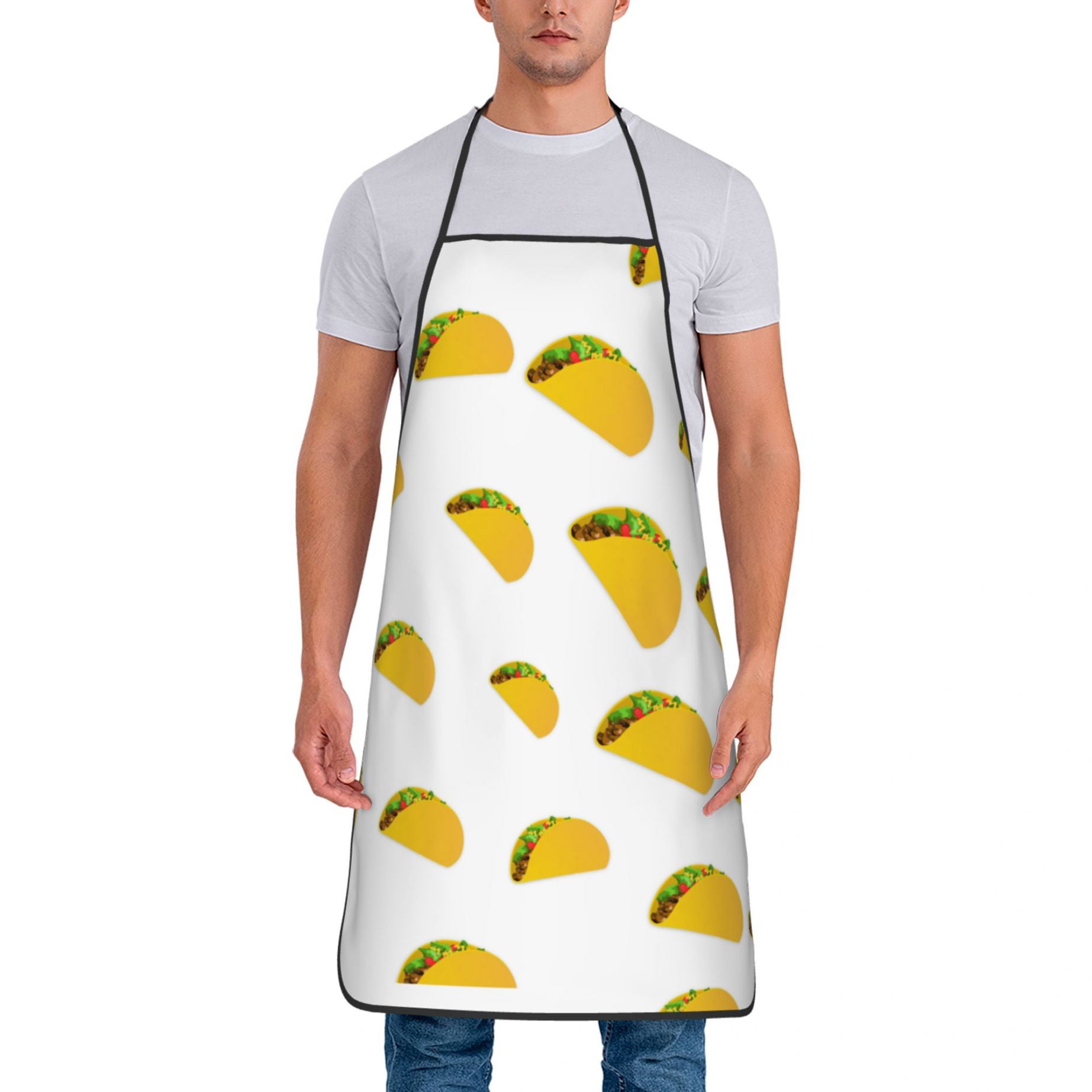 Taco Aprons for Women Men Waterproof Apron Kitchen Chef Cooking BBQ ...