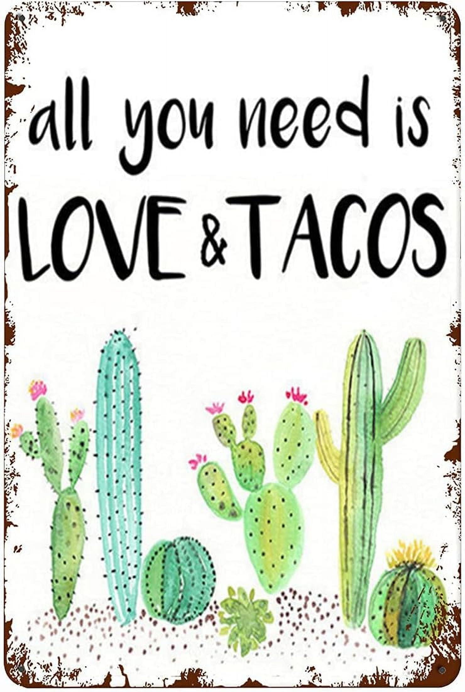 Taco Bar All You Need is Love and Tacos Taco Bar Sign Fiesta Bridal ...