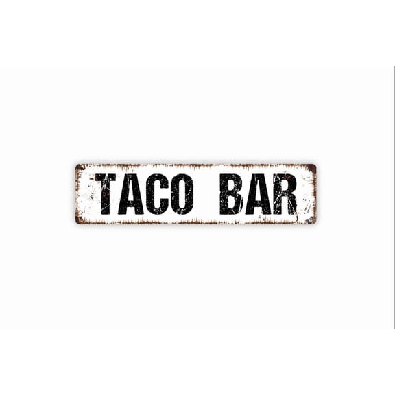 Taco Bar Sign
