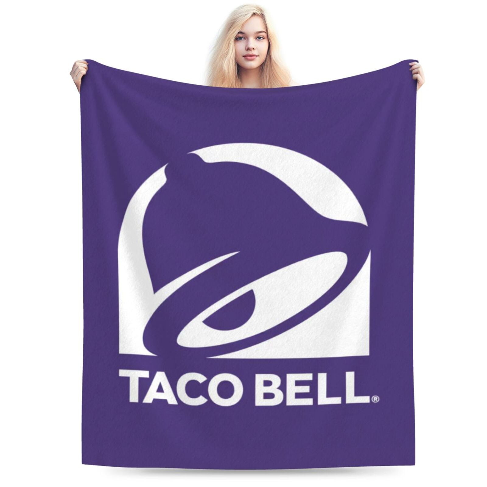 Taco Bell Blanket, Super Soft Throw Blanket For Bed Sofa Couch, Cozy ...