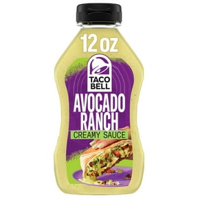 Taco Bell Creamy Chipotle Sauce 12 fl oz Bottle Spicy Flavor for ...