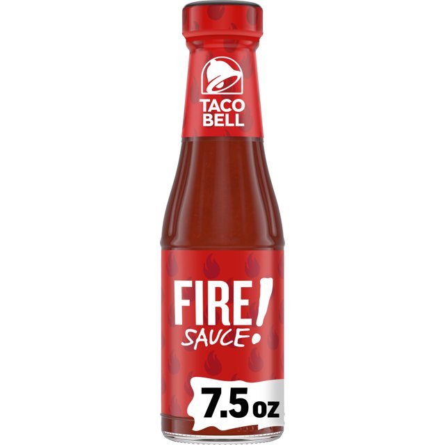 Taco Bell Fire Sauce, 7.5 oz Bottle - Walmart.com
