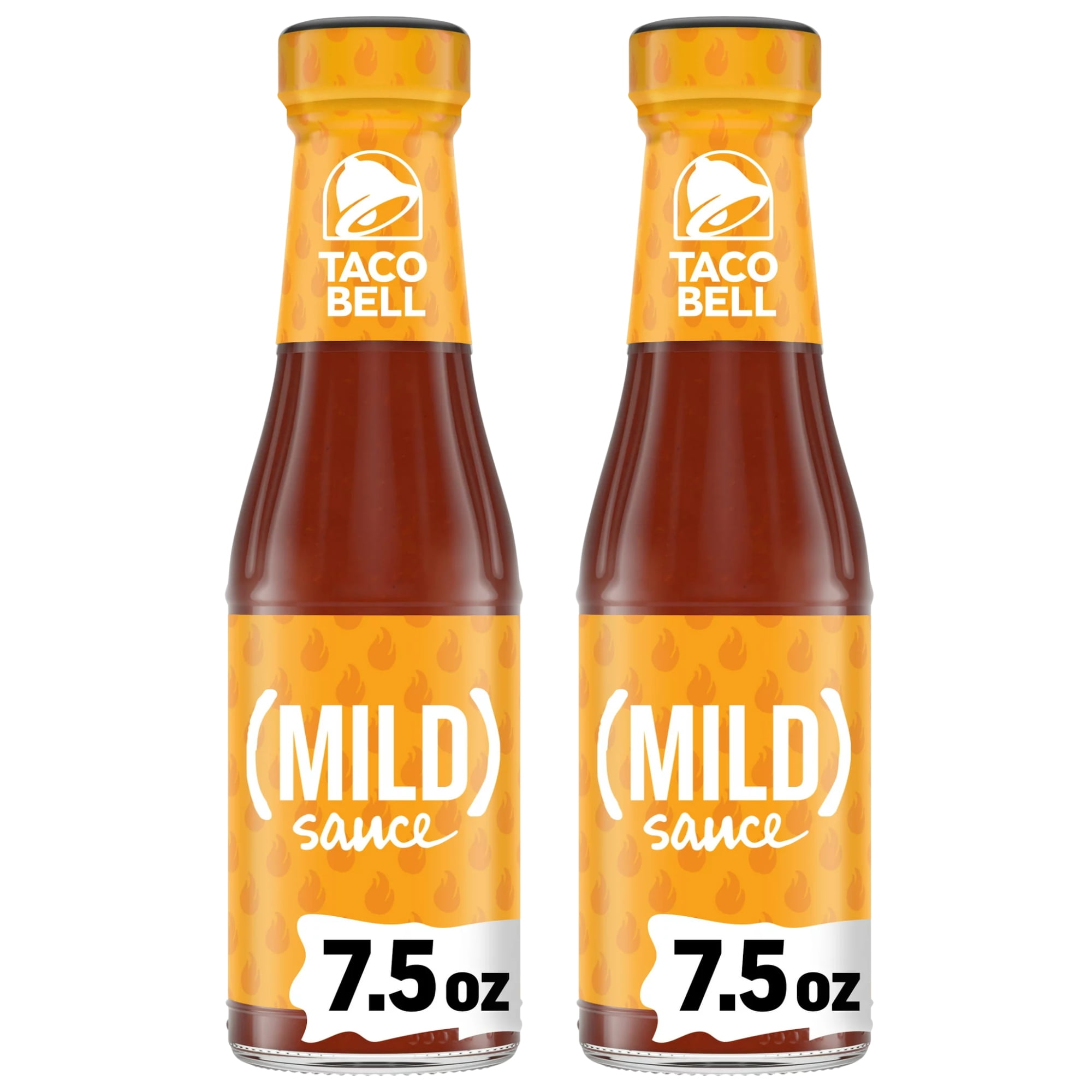 Taco Bell, Mild Sauce, 7.5 oz, Pack of 2 with Tomato Puree & Chili ...