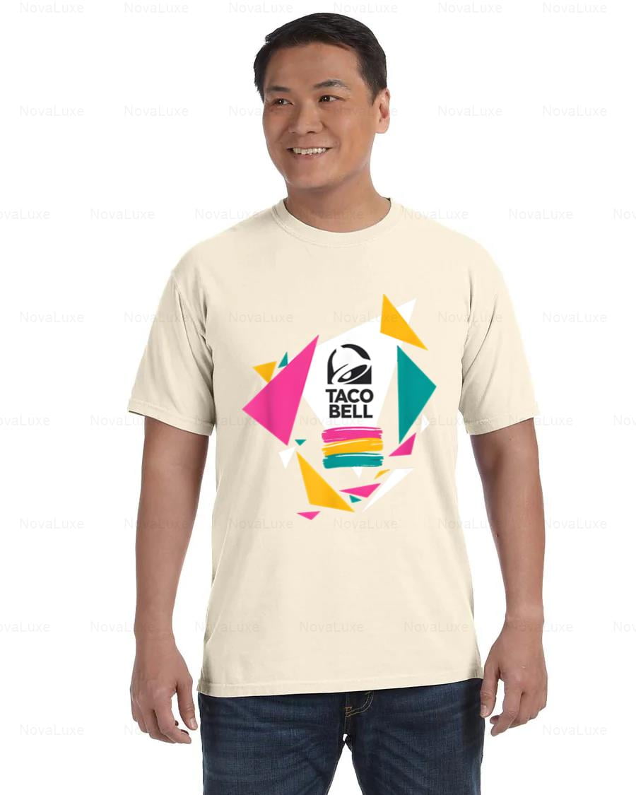 Taco Bell Retro Triangles 90s Throwback Fast Food Fan Comfort Color T ...