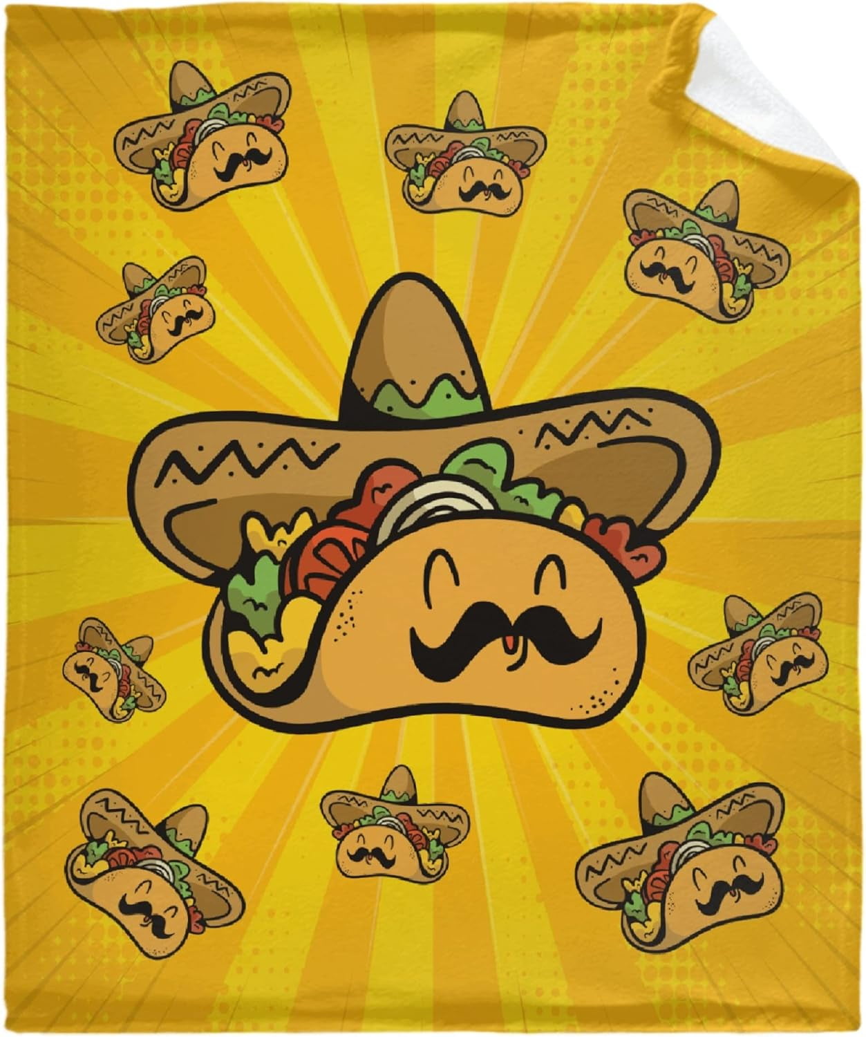 Taco Blanket, Good Gift for Girl and Boy, Large 80" x 60" for Adult ...