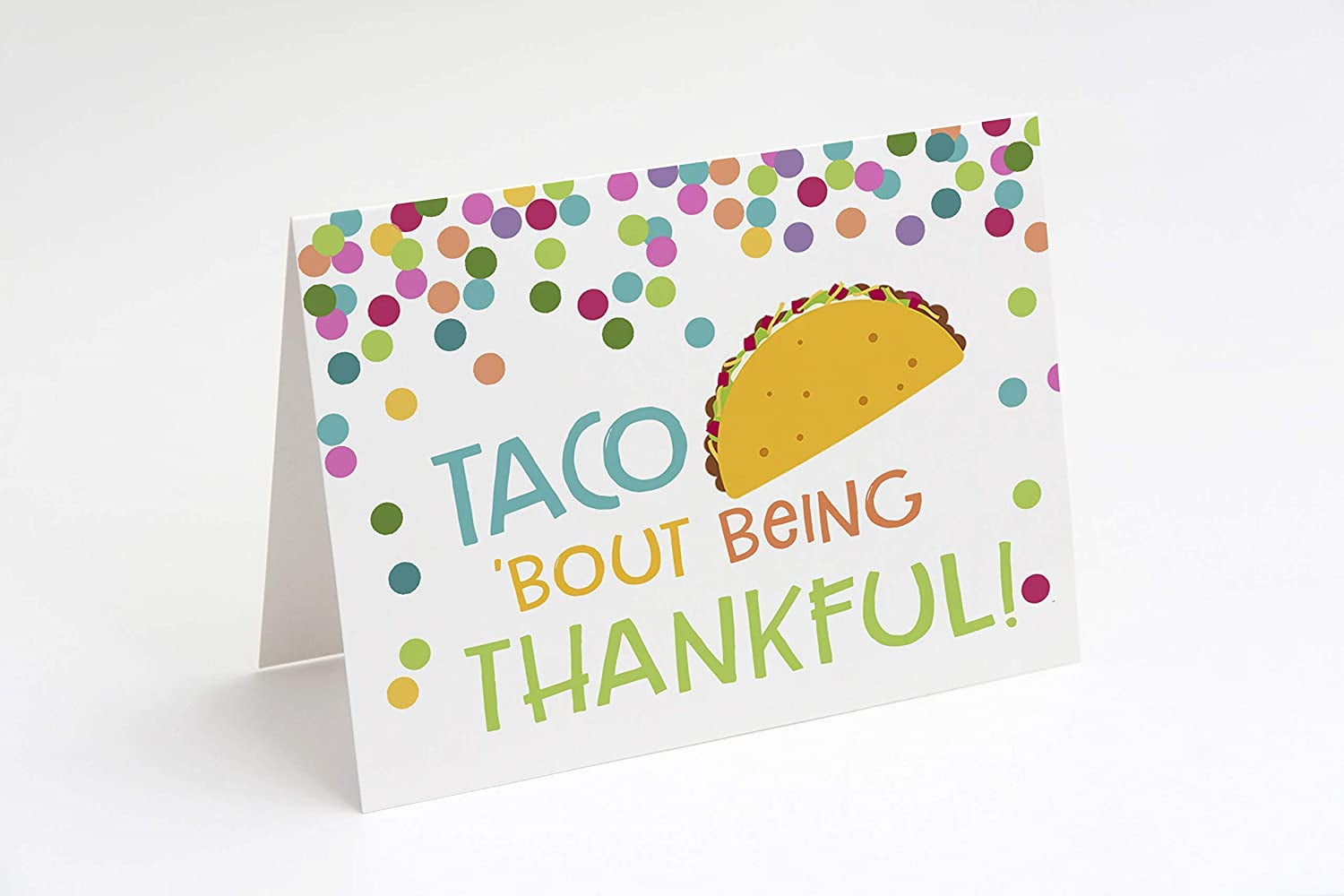 Taco Bout Being Thankful Thank You Cards Tacos Baby Shower Birthday ...