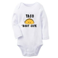 Taco 'Bout Cute - Funny Lil Adorable Tacos Mexican Food Lover - Cute One-Piece Infant Baby ...