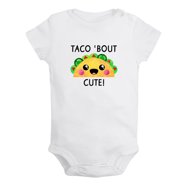 Taco 'Bout Cute - Funny Lil Adorable Tacos Mexican Food Lover - Cute One-Piece Infant Baby ...