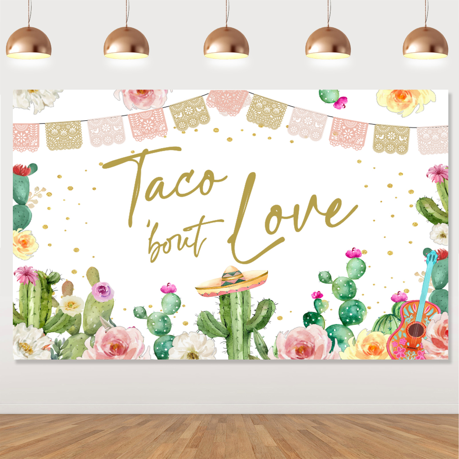 Taco Bout Love Backdrop for Bridal Shower Background, Mexican Fiesta Theme Bridal Shower Party ...