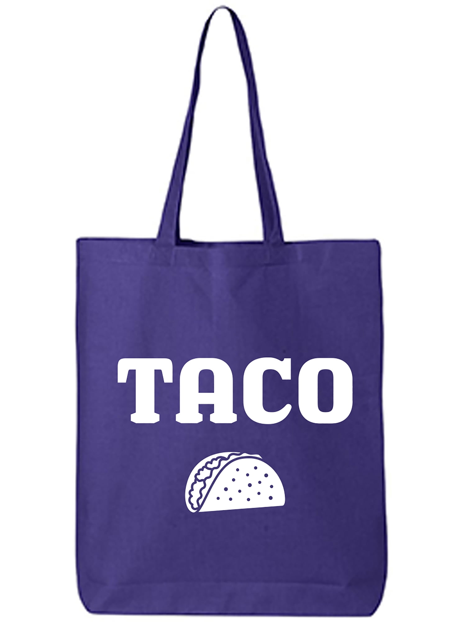 Taco Cotton Canvas Tote Bag - Walmart.com