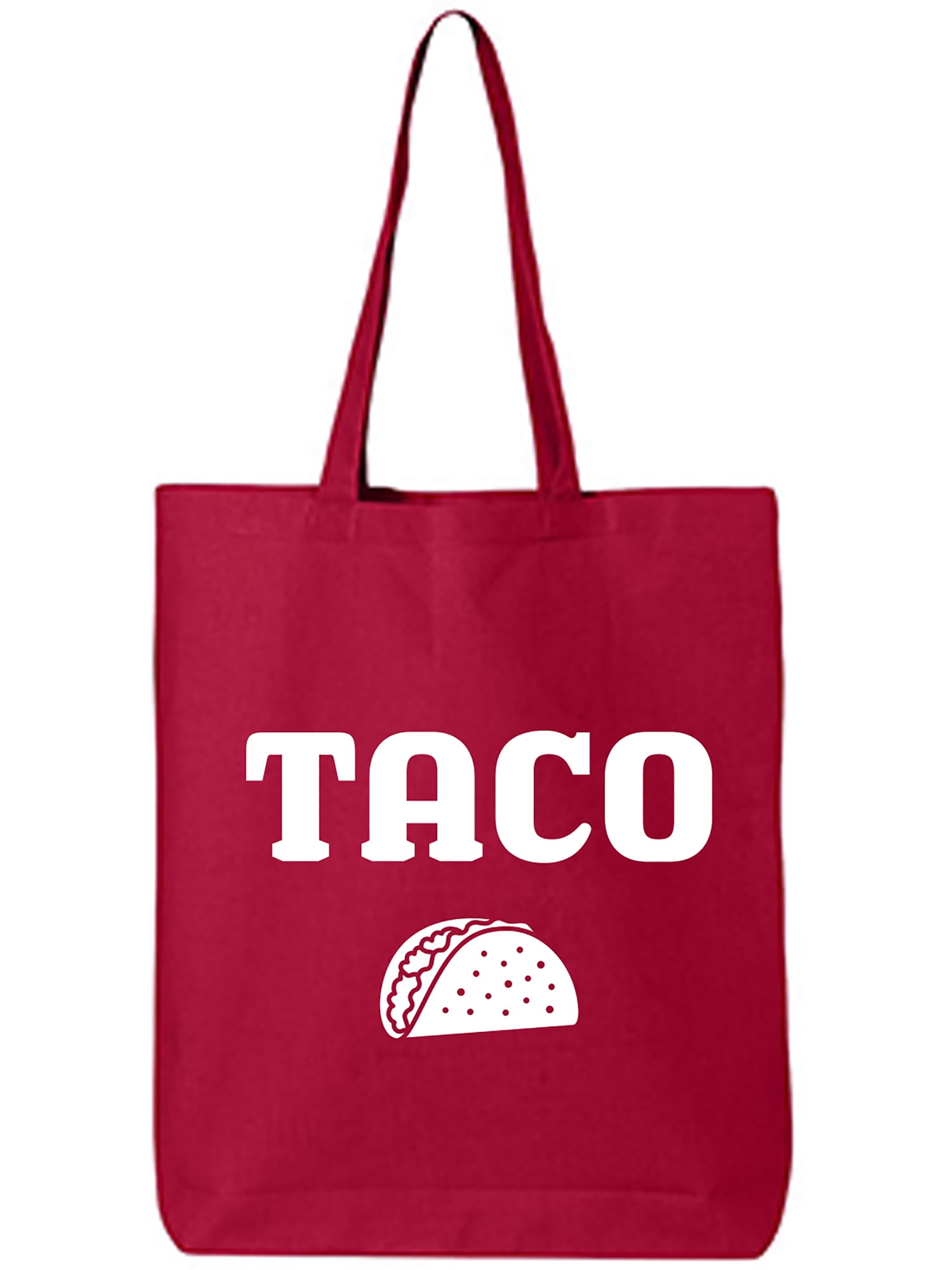 Taco Cotton Canvas Tote Bag - Walmart.com